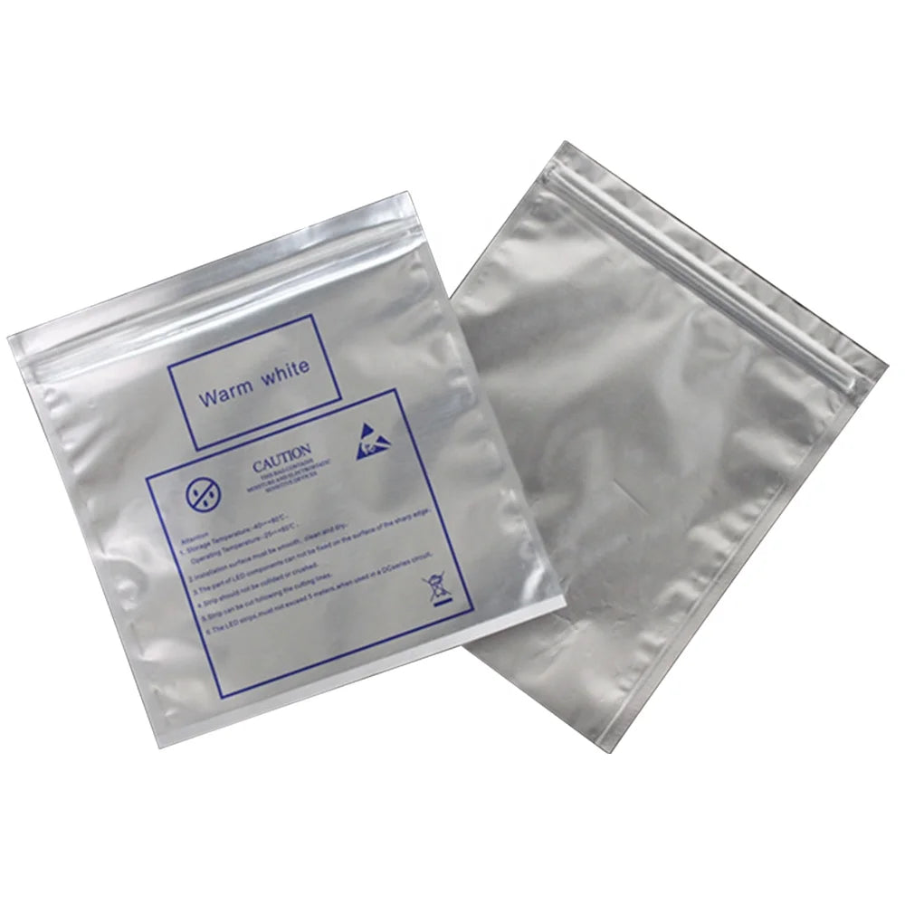 ESD Anti-Static Clear PVC Bubble Wrap Bags with Shoulder A4 RFID Tags ...